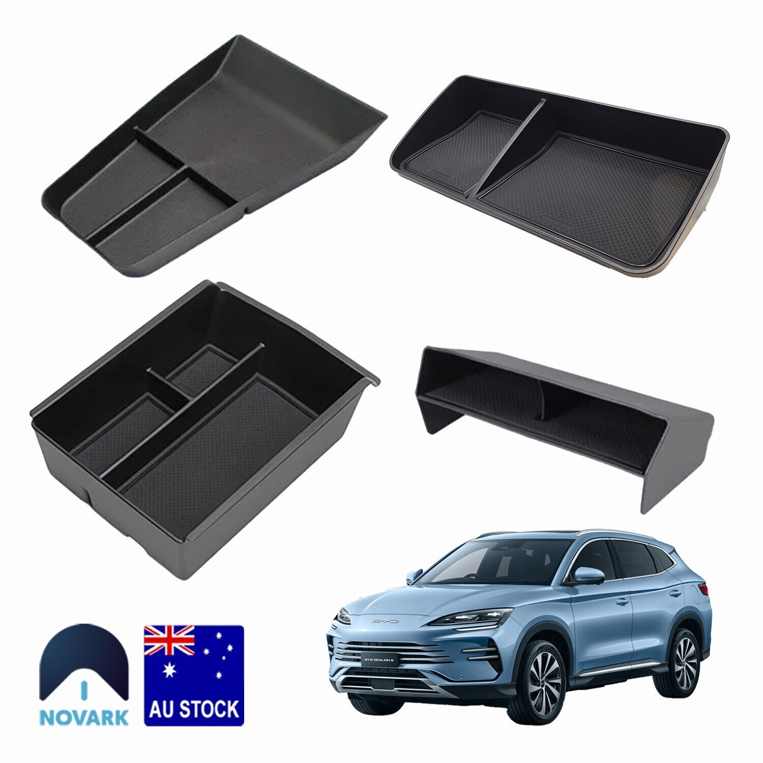 BYD Sealion 6 Center Console Organiser Armrest Storage Tray Accessorie ...